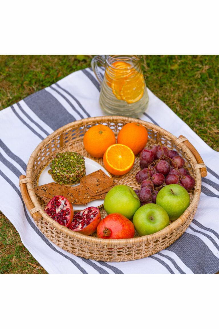 1449 - Cane Tray - Serving Tray and Platter - Center Table Tray - Cane ...